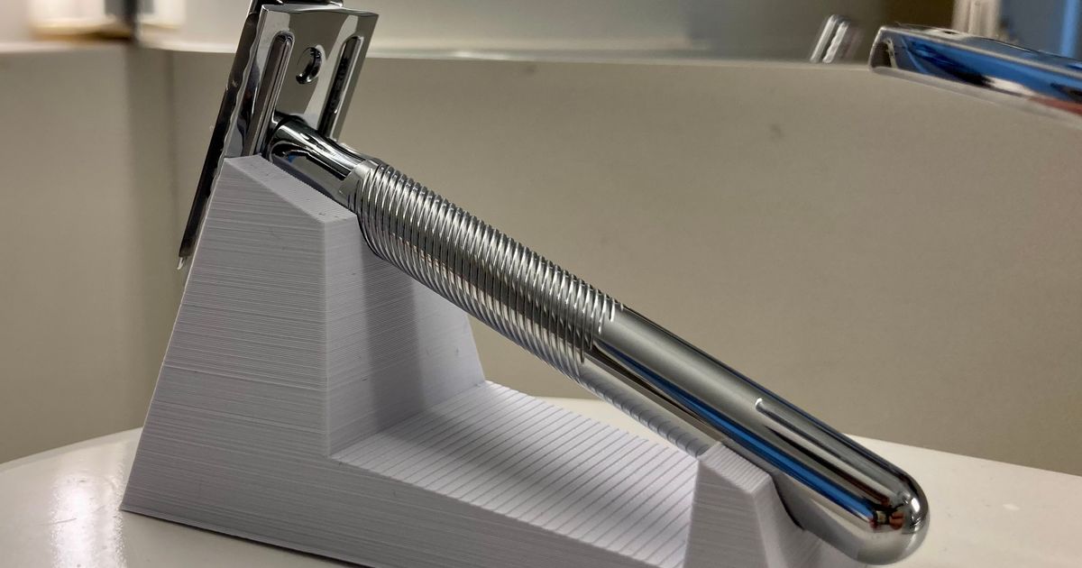 Safety Razor Stand by Tariki | Download free STL model | Printables.com