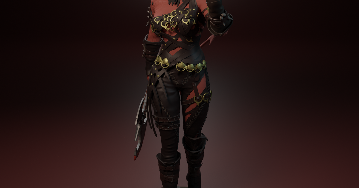 Karlach from Baldur's Gate 3. 3 versions by FunserviceStl | Printables ...