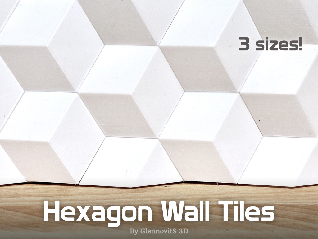 Hexagon Wall Tiles (Backdrop styling for photos) by GlennovitS 3D ...