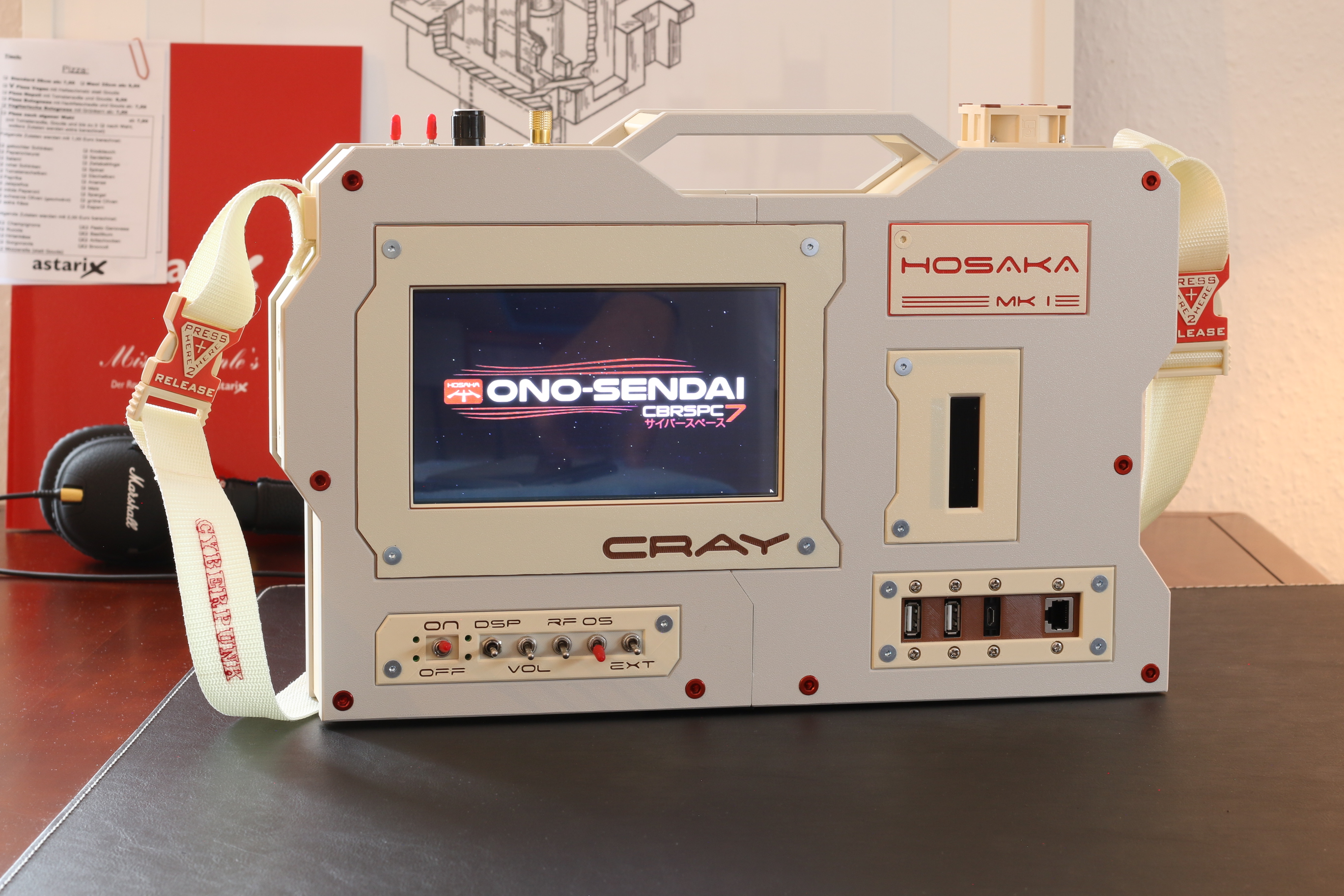 Cyberdeck Hosaka MK I "Sprawl Edition" by Chris | Download free STL ...