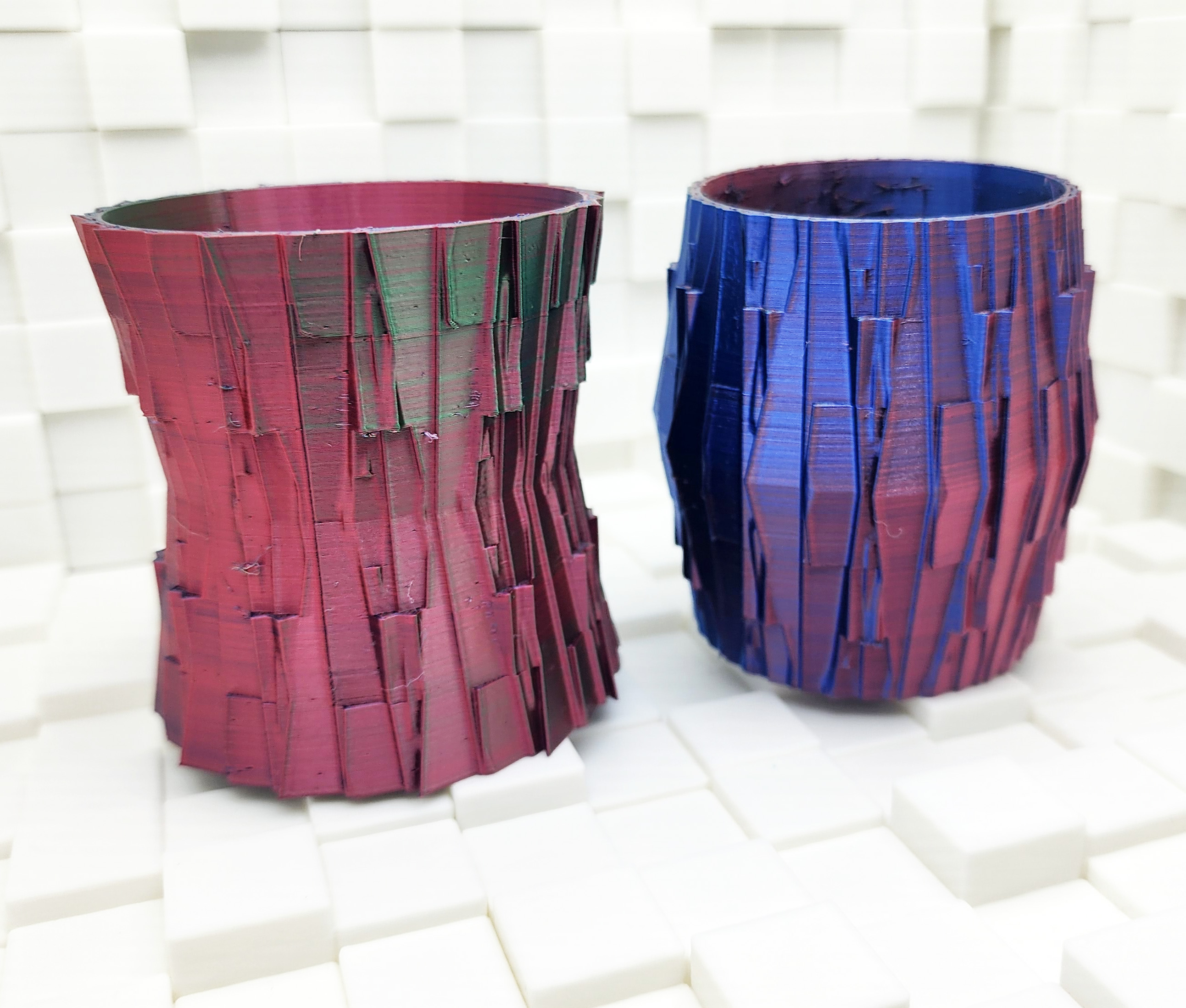 Glitched Out Cups - Not Vase Mode by Triple G Workshop | Download free ...