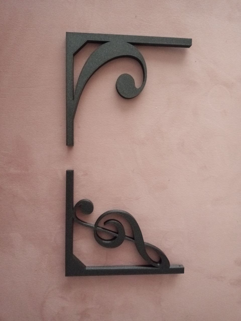 Clef shelf brackets by Alejandro | Download free STL model | Printables.com