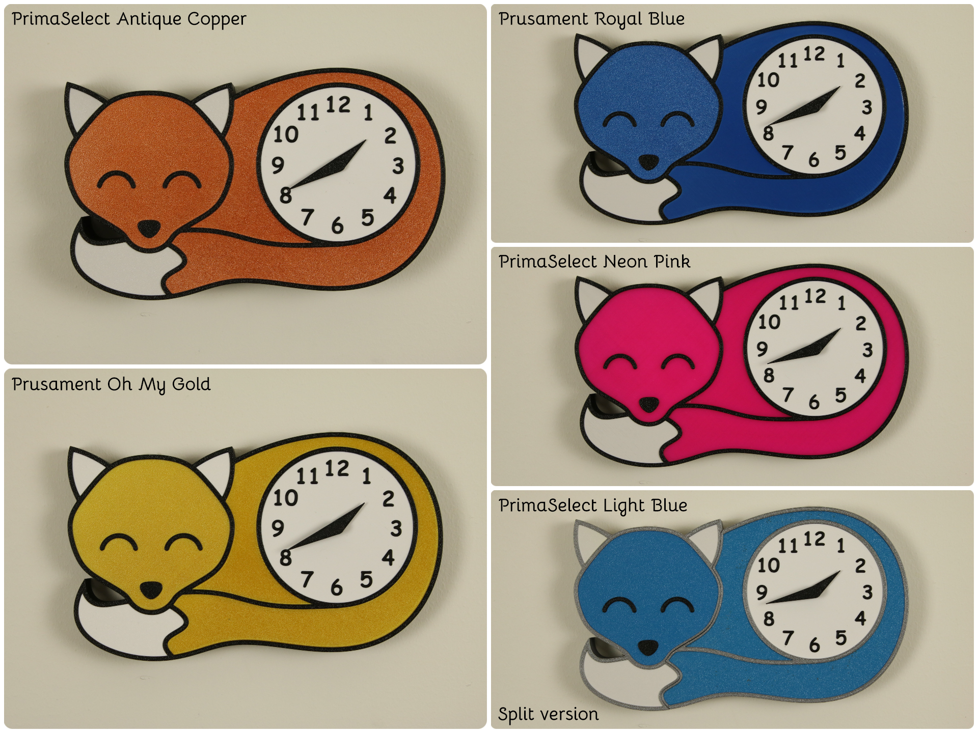 Fox wall clock by Harald Andersson | Download free STL model ...