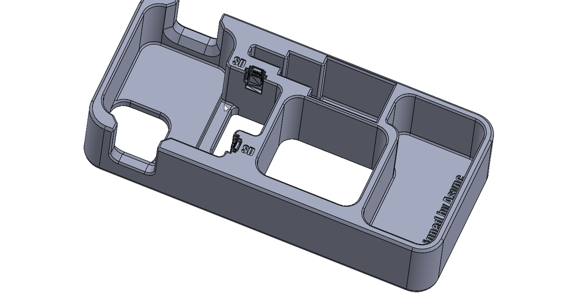Gopro 10 Case Inlay by Asynchronous | Download free STL model ...