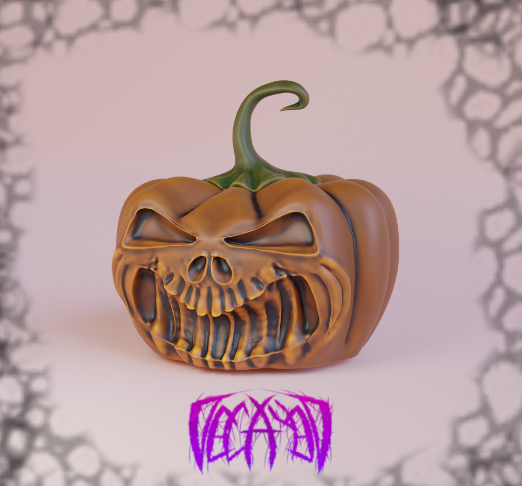 Pumpkin of Death by decay3d | Download free STL model | Printables.com