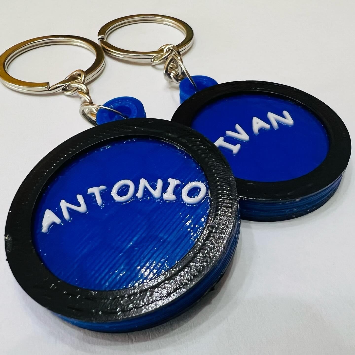 keychain inter customizable by stefyabb06 | Download free STL model ...