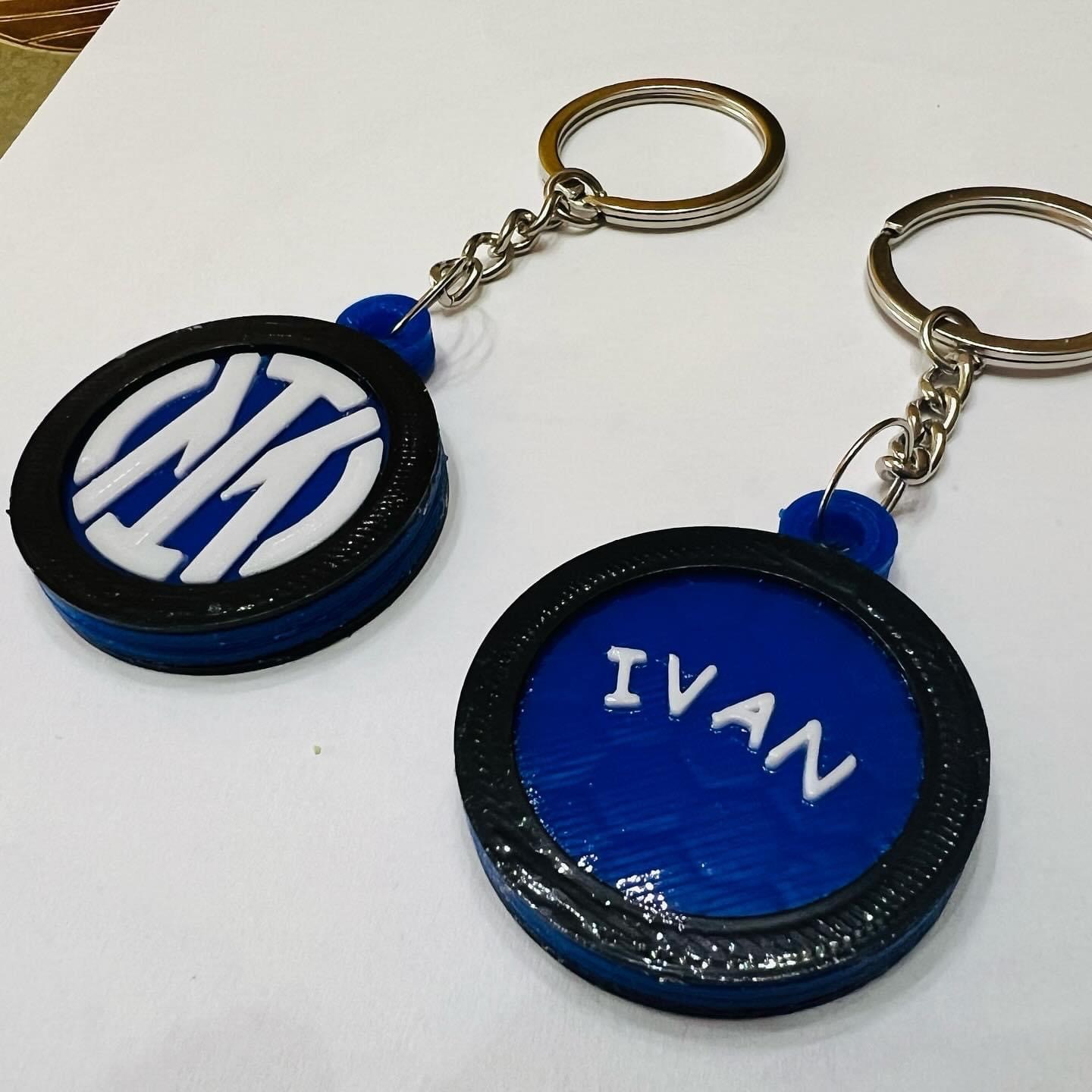 keychain inter customizable by stefyabb06 | Download free STL model ...