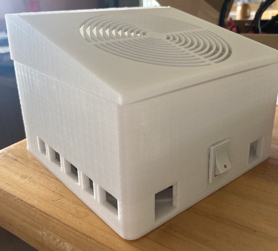 Portable fan box battery powered by Andrea | Download free STL model ...