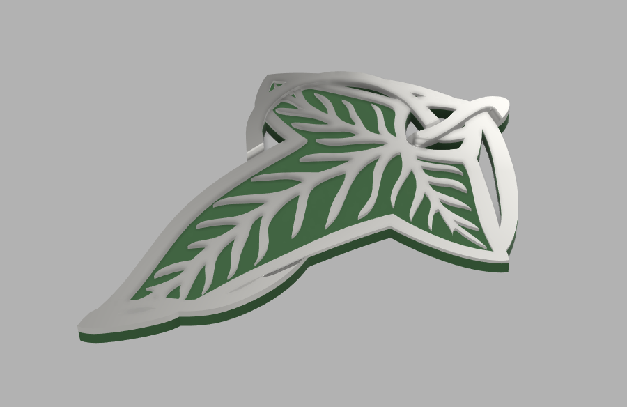 Leaf of Lórien by Manoel Senhorino | Download free STL model ...