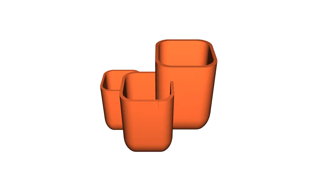 Overlapping Pen Cup by Triple G Workshop | Download free STL model ...