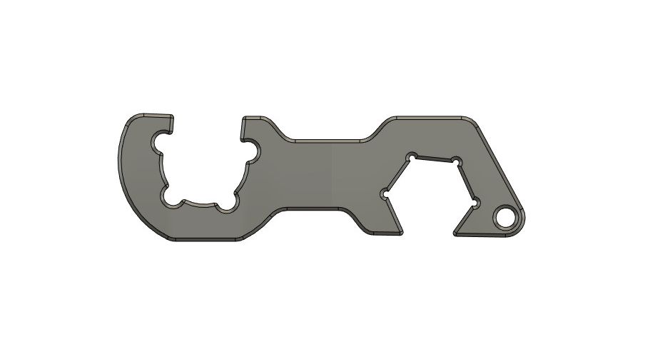 Propane Gas Bottle Wrench by DickF | Download free STL model ...