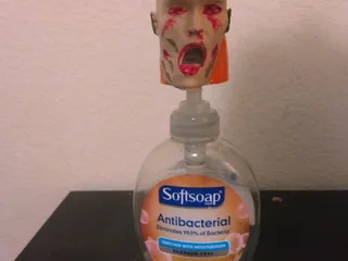 Zombie Head Vomiting Soap Dispenser by Jesster | Download free STL ...