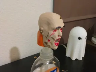 Zombie Head Vomiting Soap Dispenser by Jesster | Download free STL ...