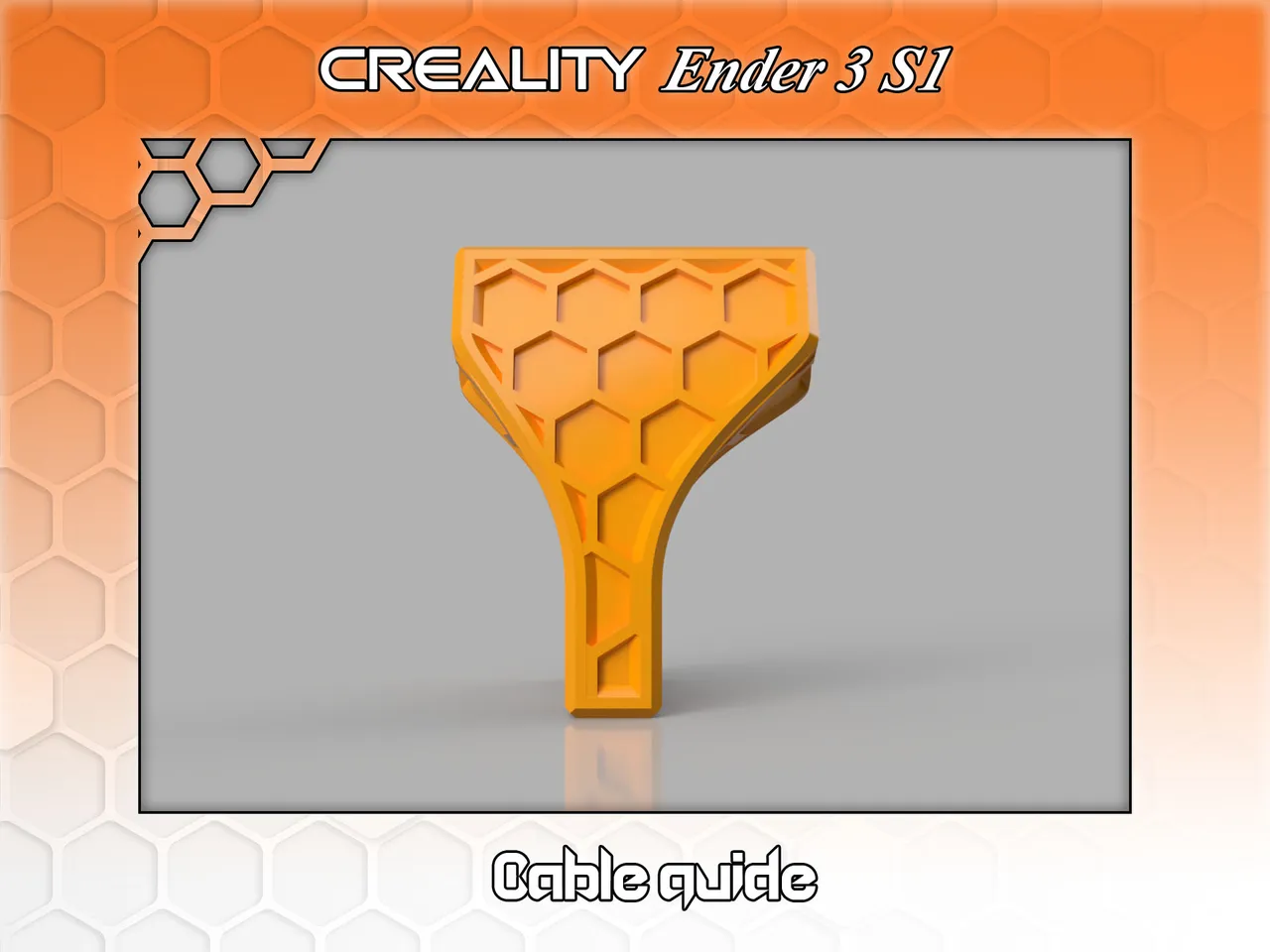 Ender 3 S1 cable guide. by Piketooth | Download free STL model ...