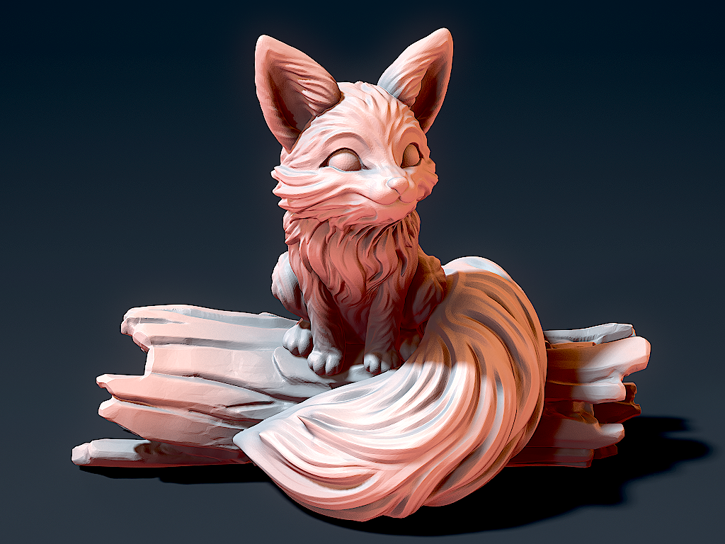 Cute Fox 2 by miniShev | Download free STL model | Printables.com