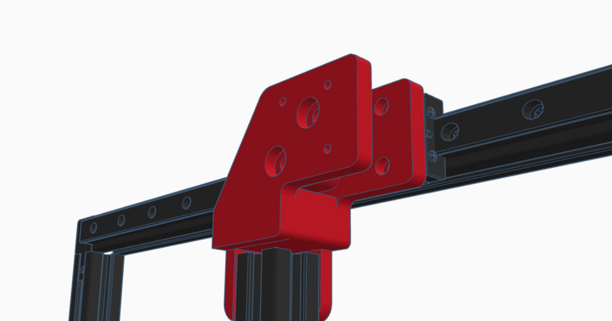 MGN rail Mod mount for voron stealthburner on Rook 2020 V2 by G3D ...
