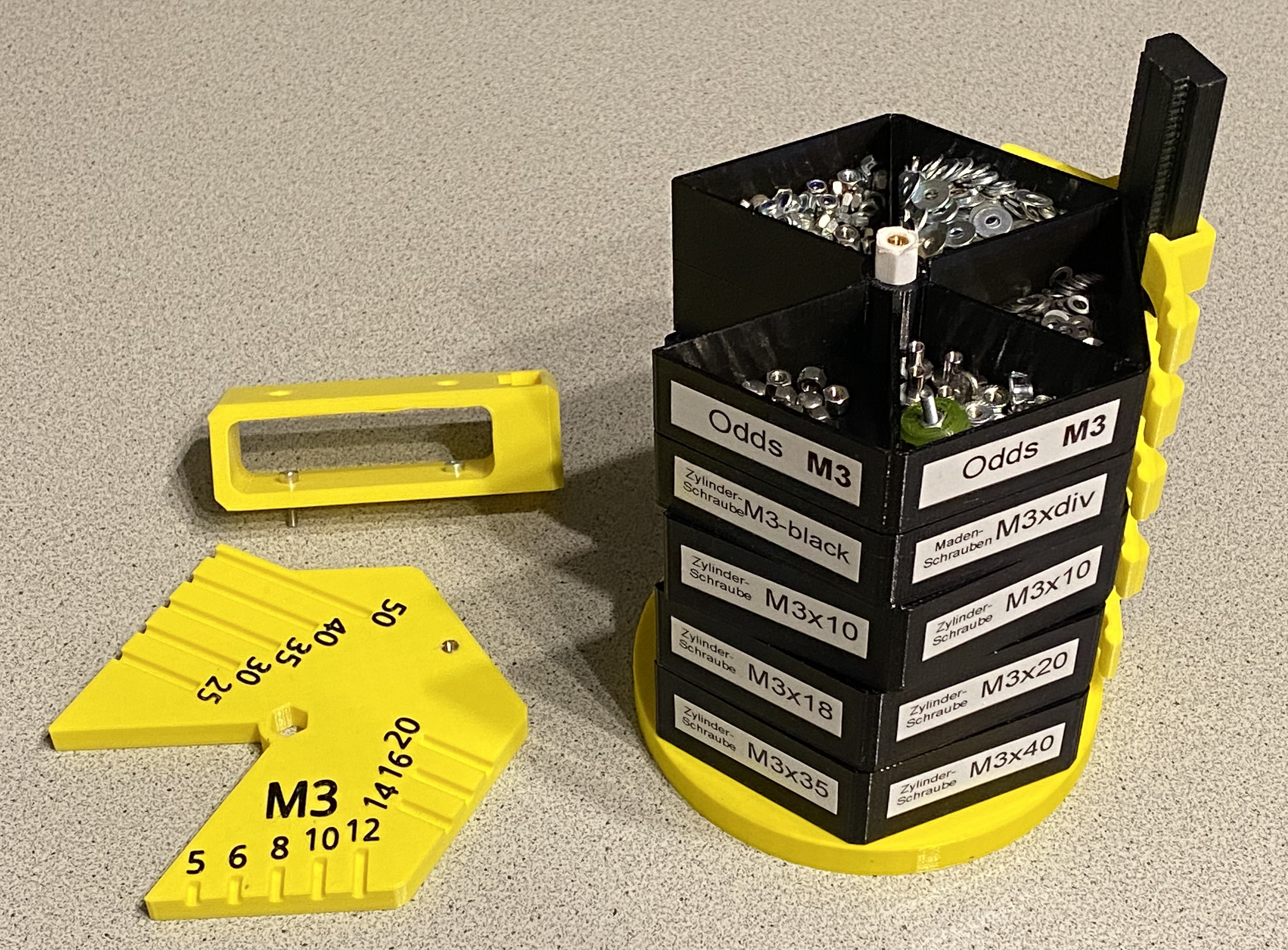 Compact Screws and Small Parts Organizer (Flexible Design) by Tritschi ...