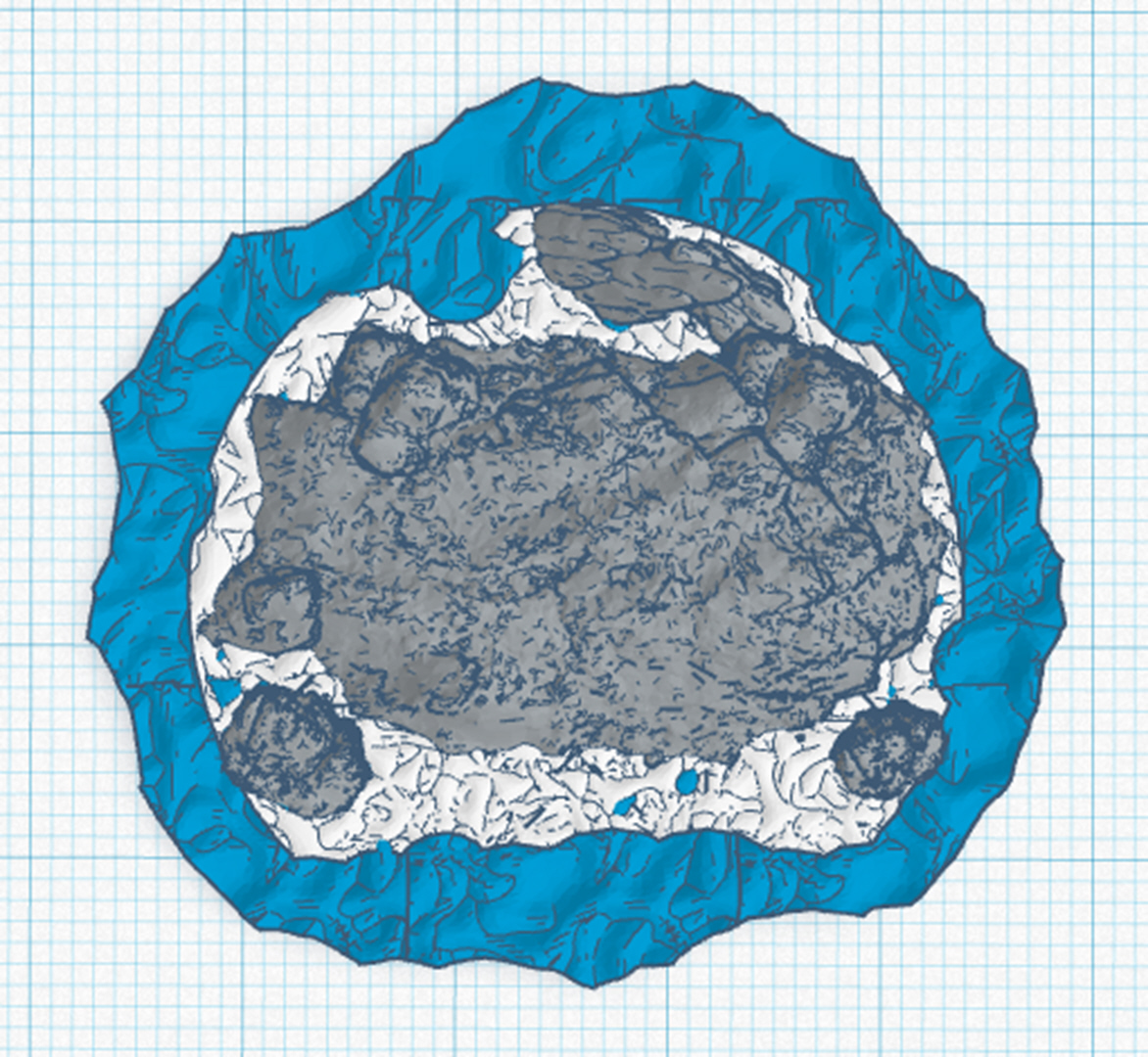 Mantic Armada Island Terrain - Small Rocks by TigerTone | Download free ...