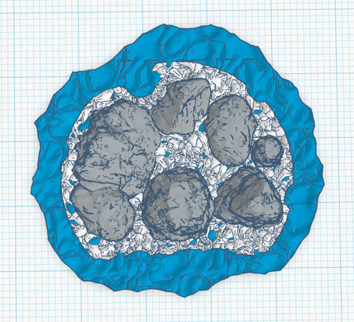 Mantic Armada Island Terrain - Small Rocks by TigerTone | Download free ...