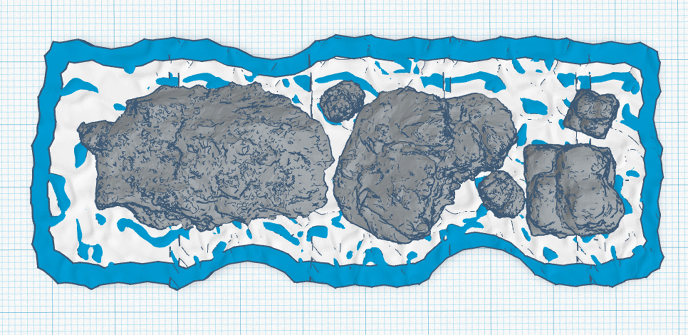 Mantic Armada Island Terrain - Medium Rocks by TigerTone | Download ...