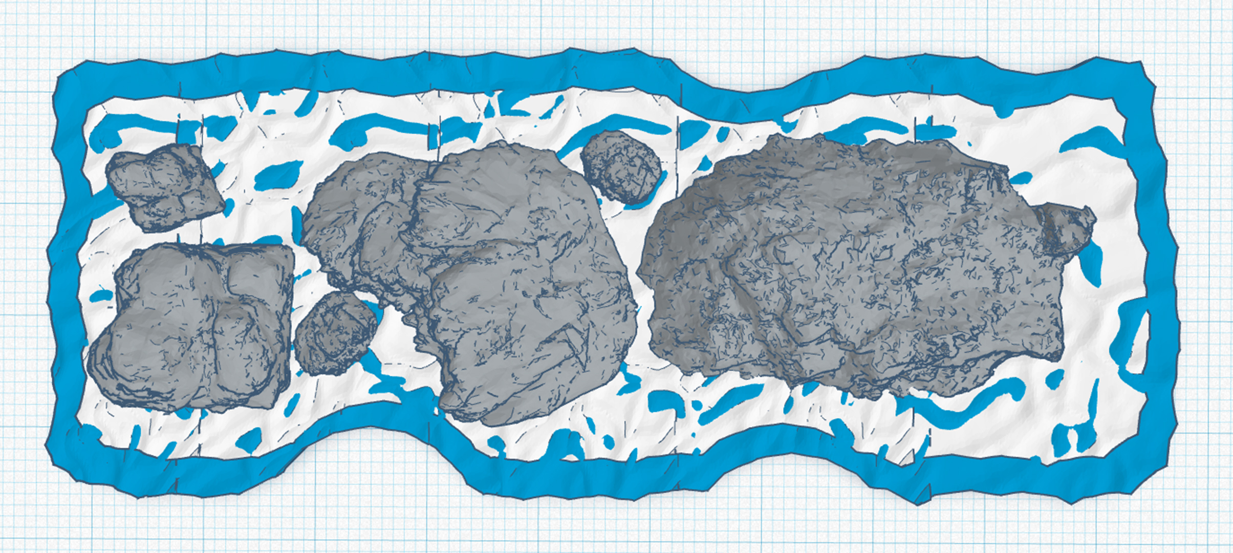 Mantic Armada Island Terrain - Medium Rocks by TigerTone | Download ...