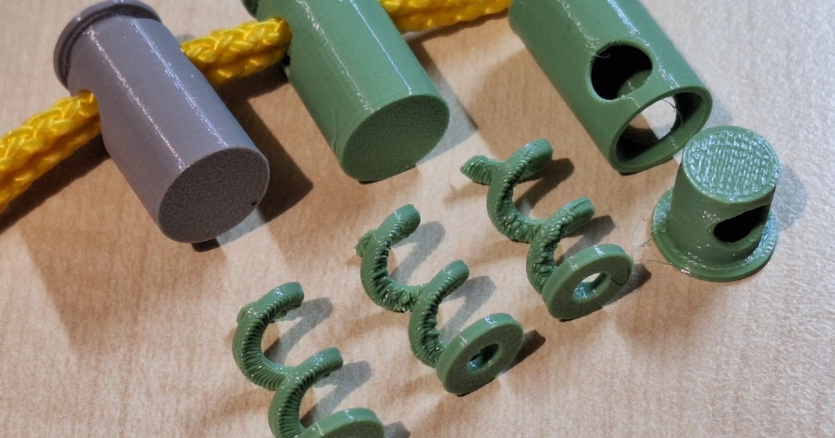 Printed spiral spring (no supports needed) by HD_Creator | Download ...