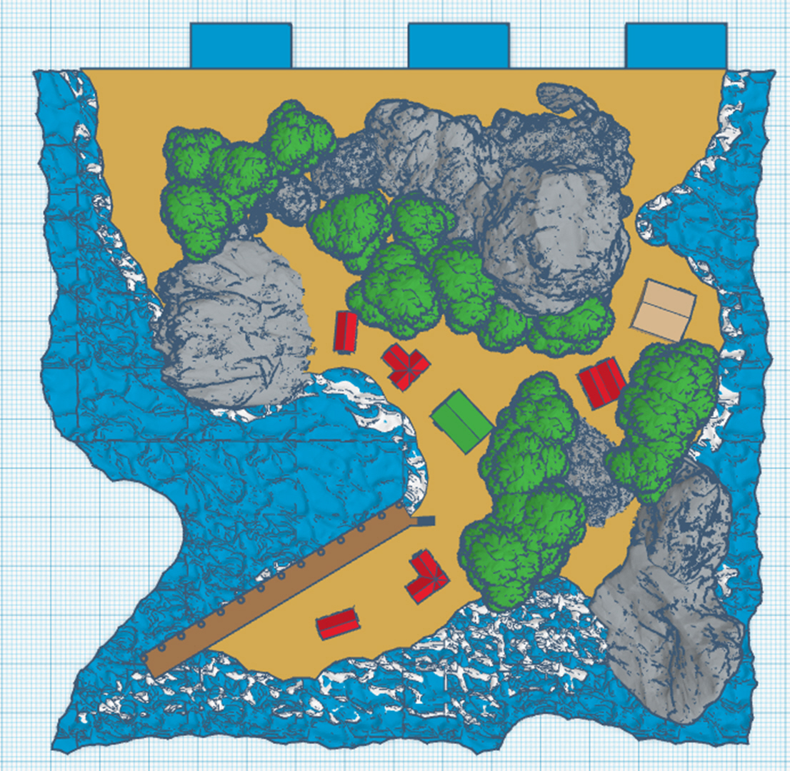 Mantic Armada Island Terrain - Large Islands by TigerTone | Download ...