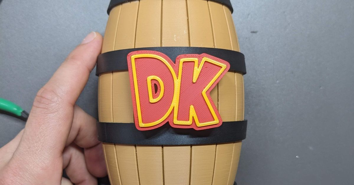 DK Barrel Logo - Fits in Prize Area of Puzzle by mpodella | Download ...