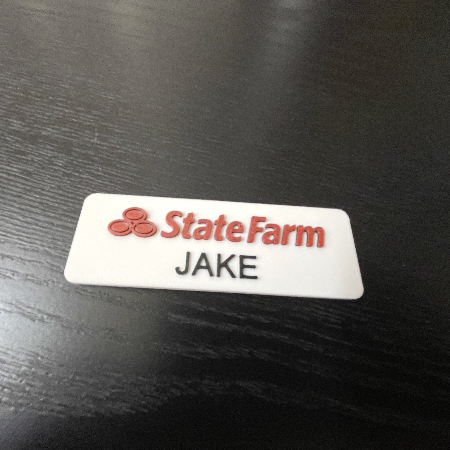 Flo from Progressive and Jake from State Farm Cosplay Nametags ...