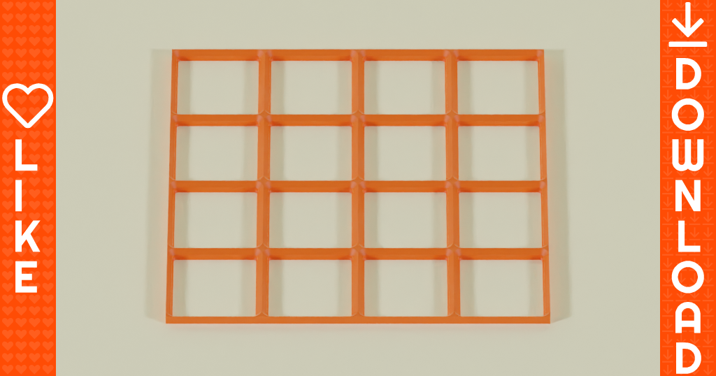 Gridfinity 4x4 Baseplate by Gabriel | Download free STL model ...