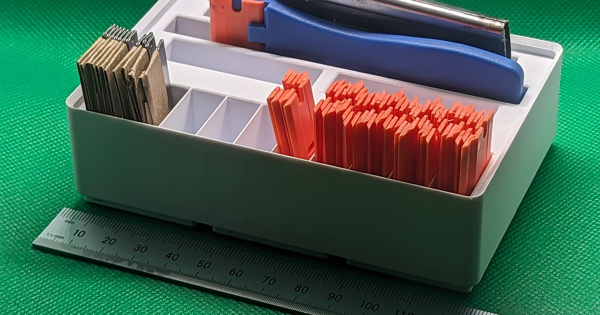 Gridfinity Single-Blade Razor Holder by Matt E | Download free STL ...