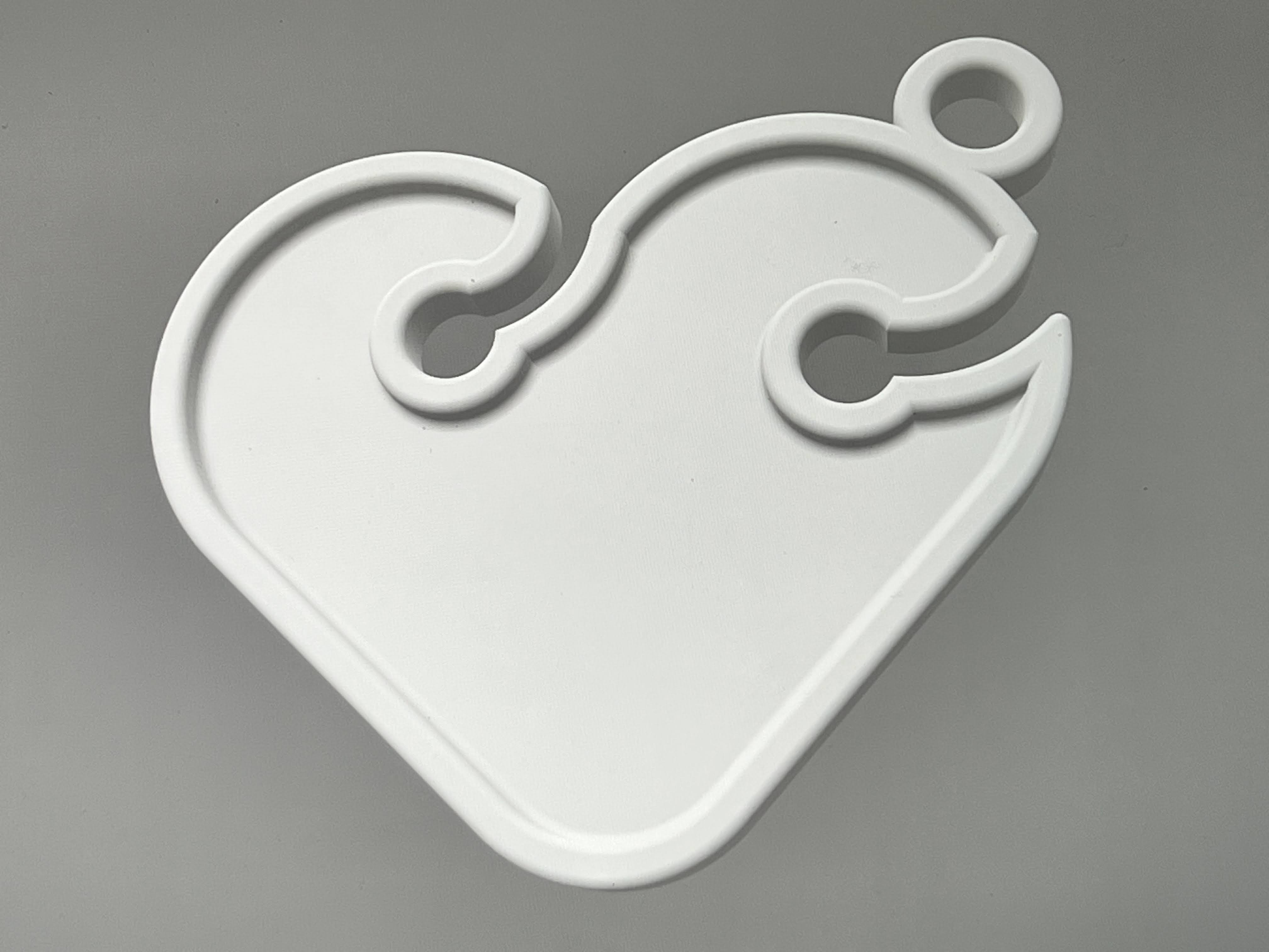 Dog Poop Bag Holder Heart by brucem | Download free STL model ...