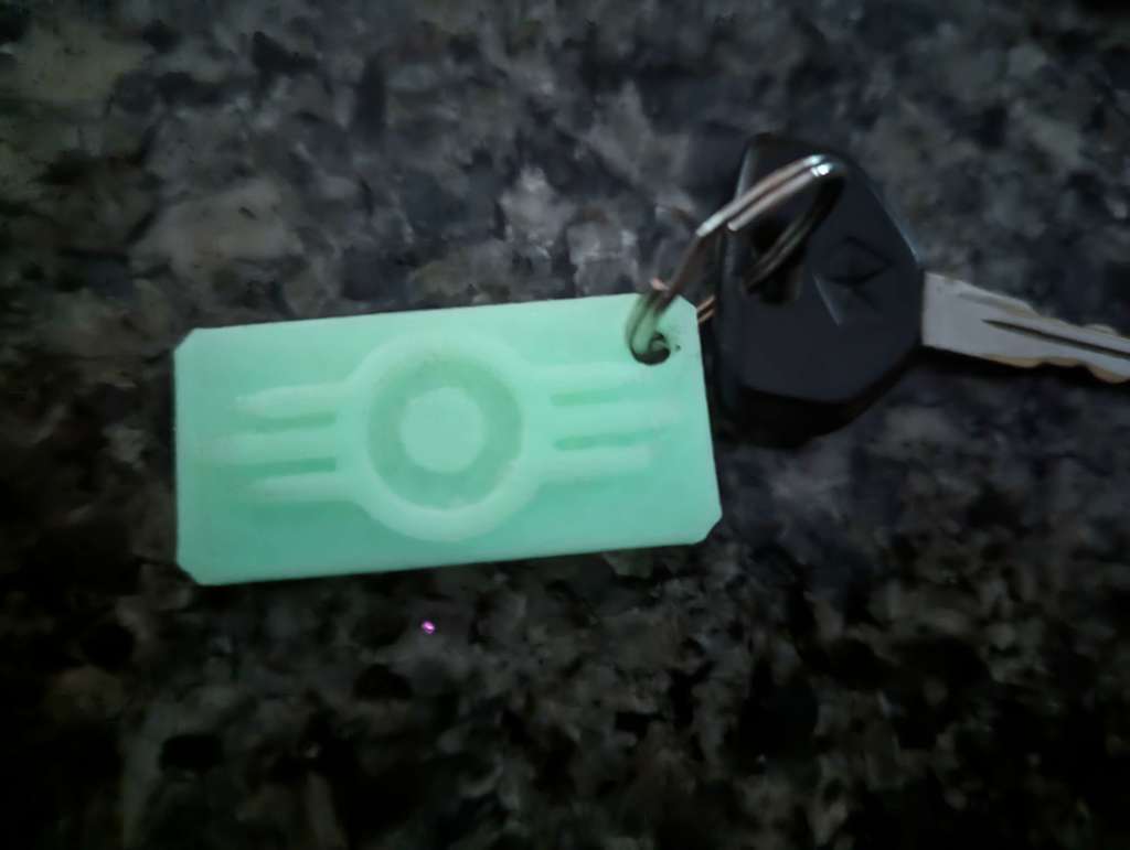 vault tech keychain by adamz01h | Download free STL model | Printables.com