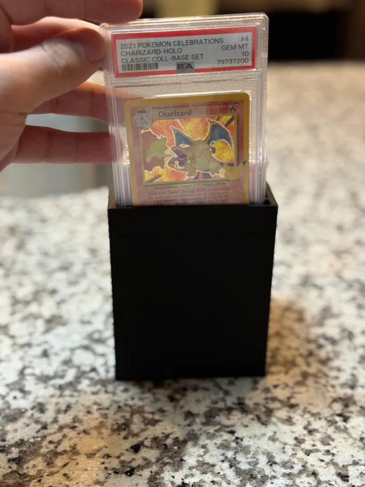 Simple 10 graded card slab holder by Mike Daher | Download free STL ...