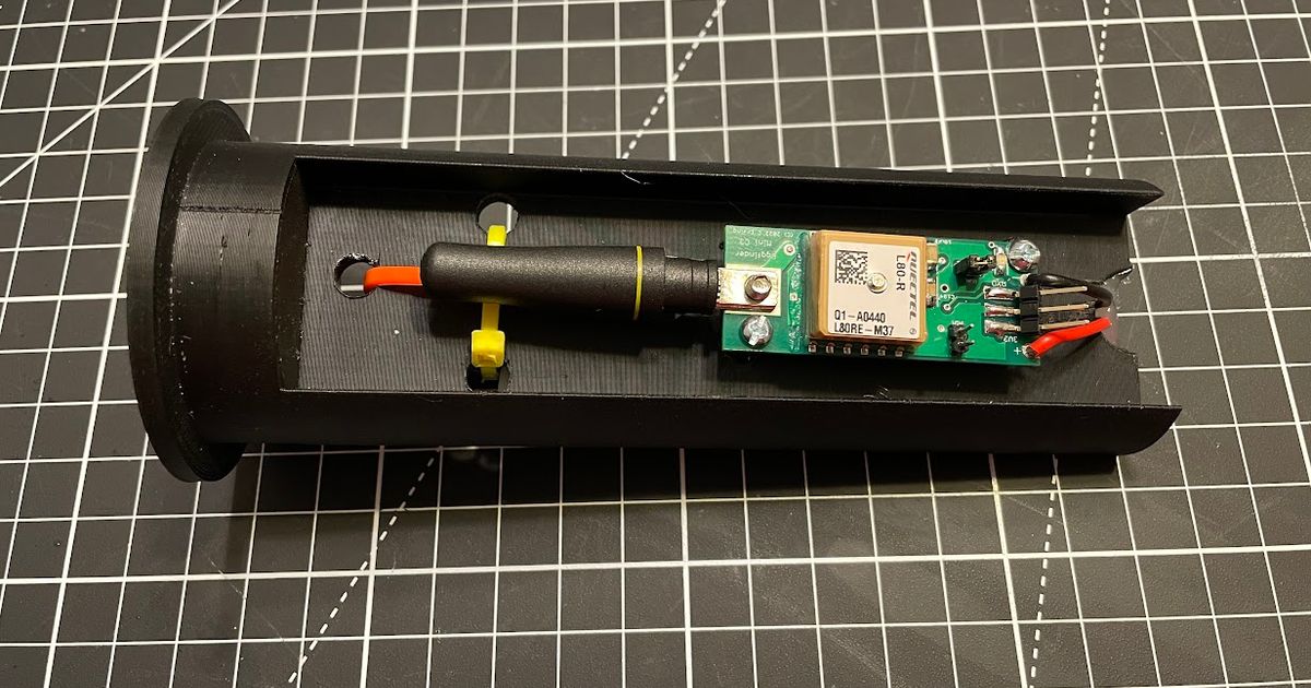 Eggtimer Mini GPS Tx 54mm Nose Bay Sled by danielhv | Download free STL ...