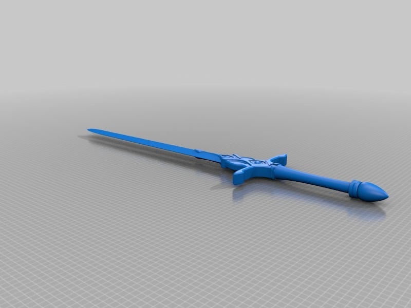 Fire Emblem Echoes Alm's Royal Sword by techgems | Download free STL ...