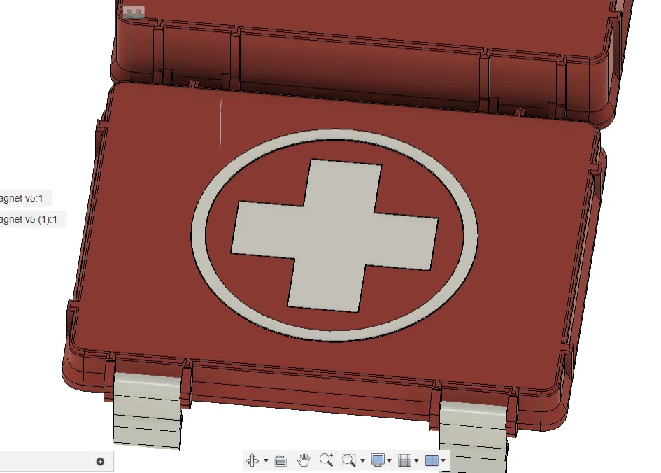 3x4 Gridfinity Rugged Box - First Aid Color Inlays by techgems | Download free STL model ...