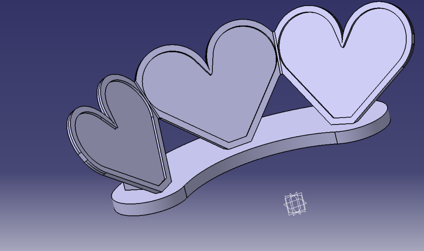 Heart Shape Photo Frame by Deliano Dinca | Download free STL model ...