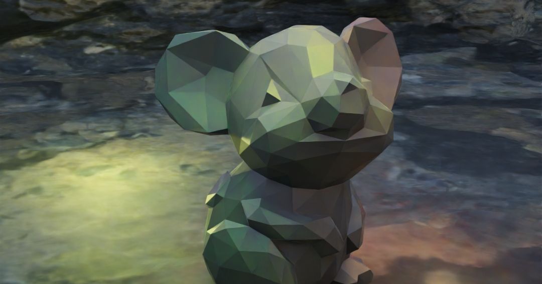Cute Low Poly Mouse by Maker81 | Download free STL model | Printables.com