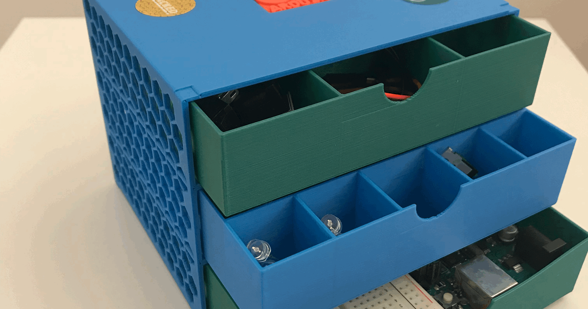 Arduino Stackable Drawer by Plastic Garden | Download free STL model ...