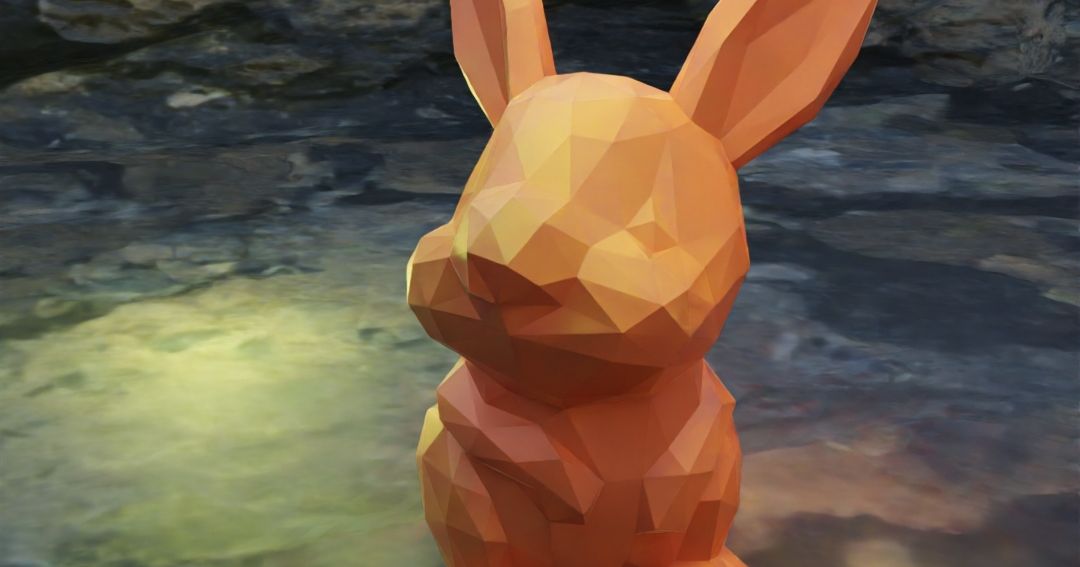 Cute Low Poly Bunny by Maker81 | Download free STL model | Printables.com