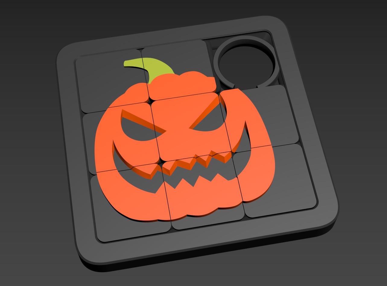 Halloween puzzle by Martin | Download free STL model | Printables.com