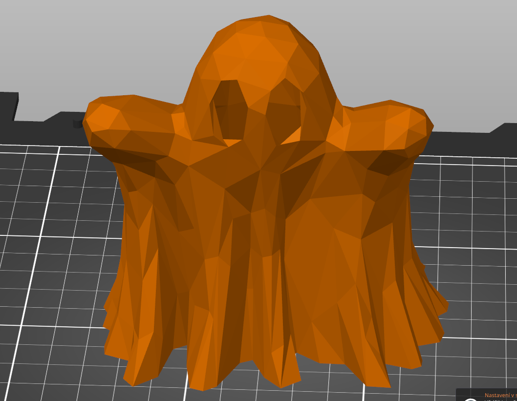 Low poly ghost von STRONGER | Kostenloses STL-Modell herunterladen ...