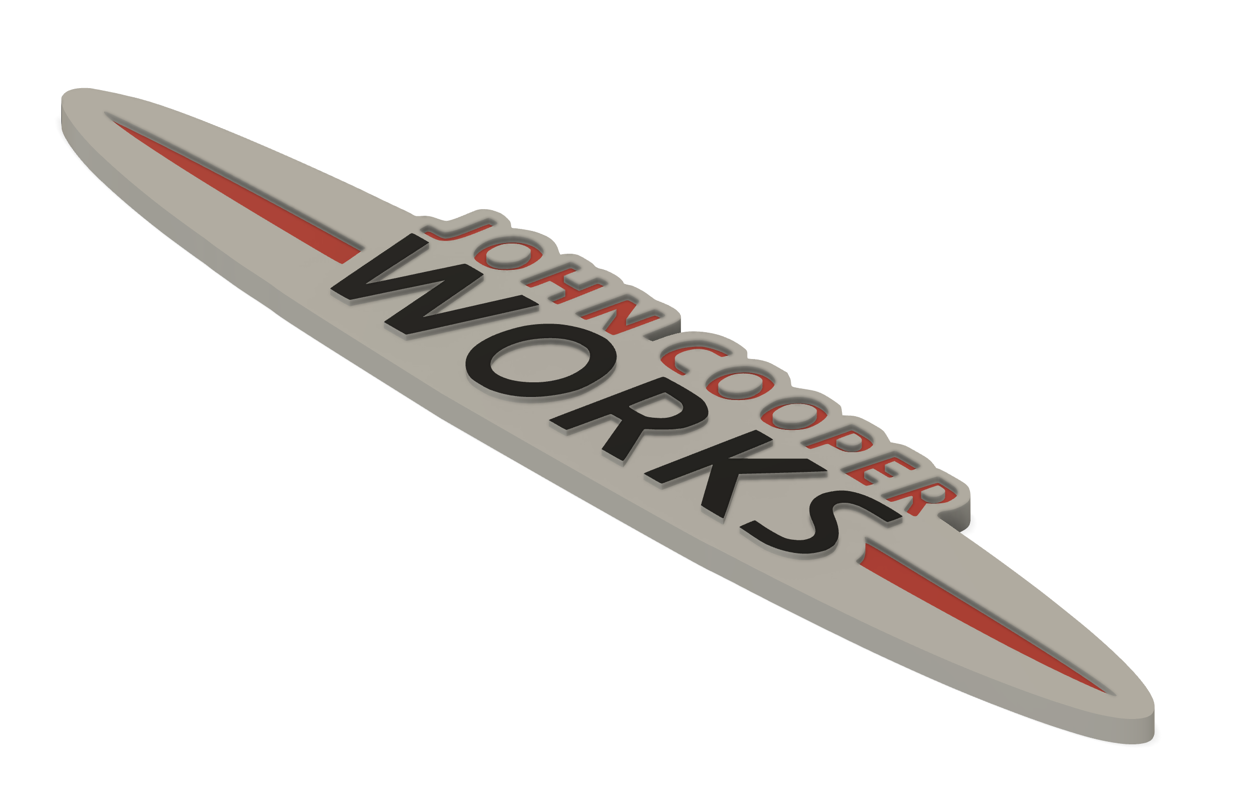 John Cooper Works (MINI) logo by Squeezil63 | Download free STL model ...