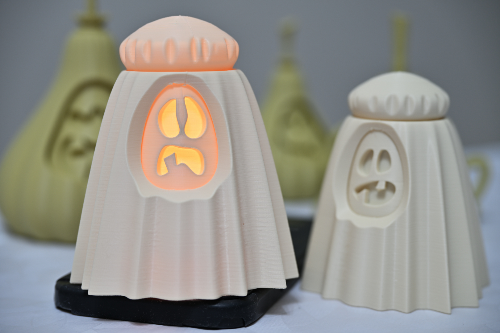 Multiface Ghost for Tea Light by MrENG | Download free STL model ...