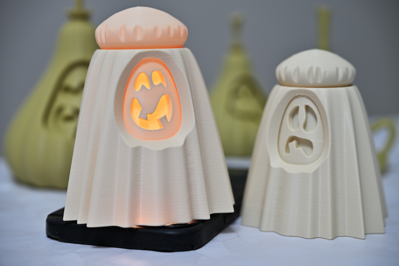 Multiface Ghost for Tea Light by MrENG | Download free STL model ...
