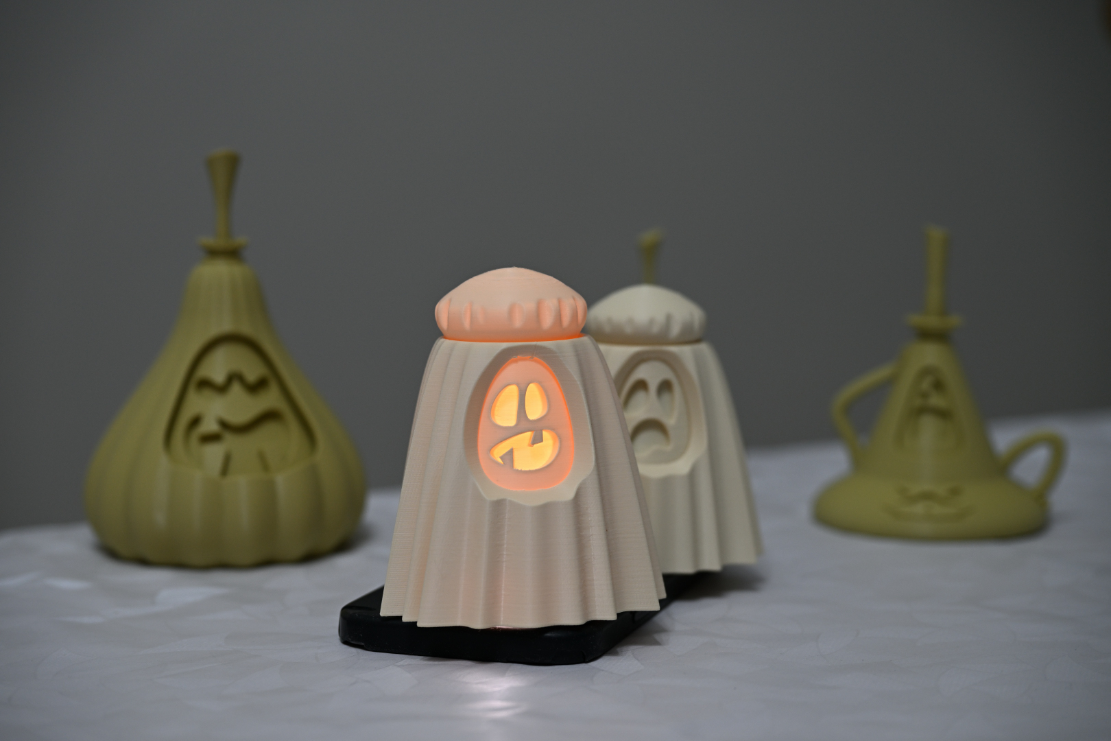 Multiface Ghost for Tea Light by MrENG | Download free STL model ...