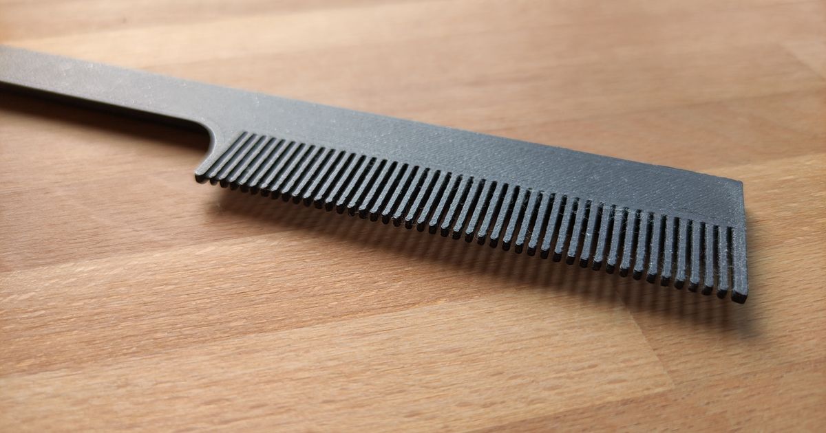Hair Comb by Simon Tratter | Download free STL model | Printables.com
