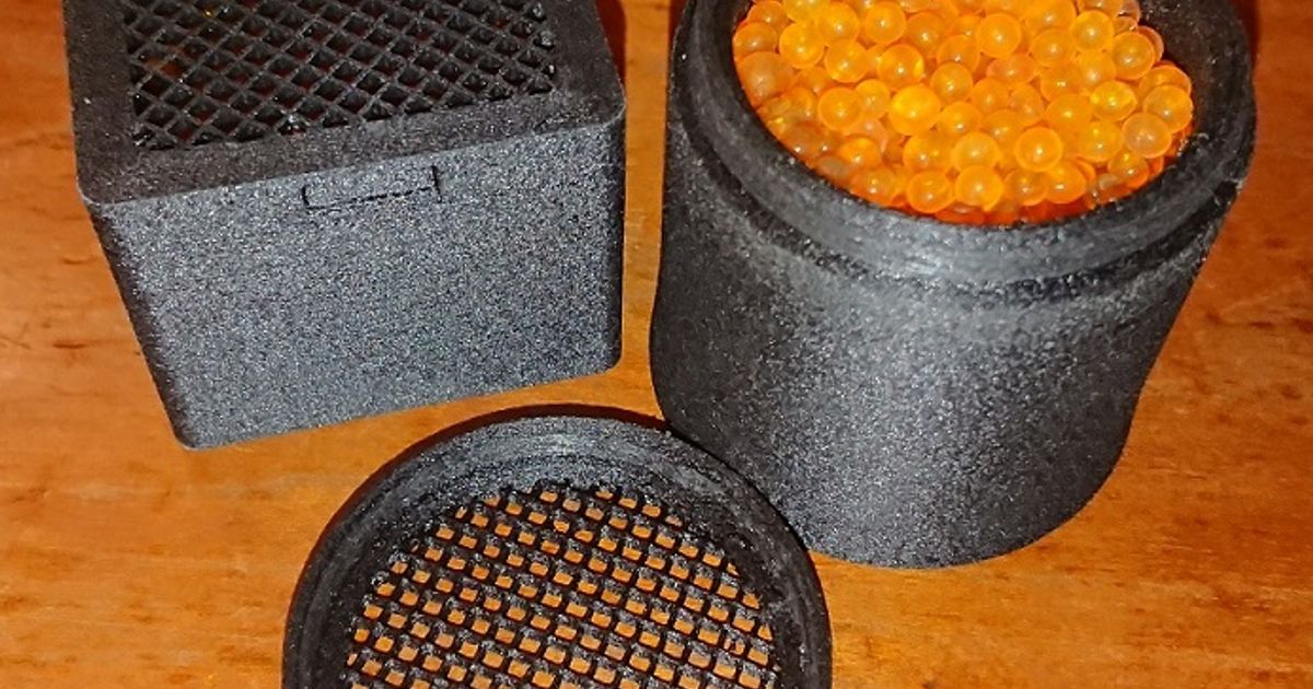 Silica gel containers by Drenth Engineering | Download free STL model ...