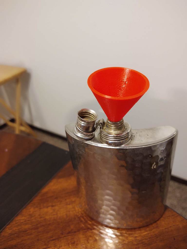 flask funnel 9.5 mm by KyleT | Download free STL model | Printables.com